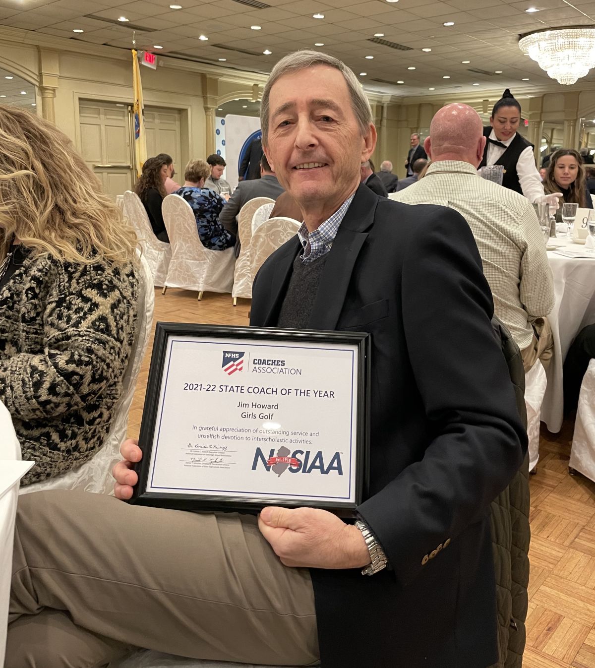 Golf Coach Jim Howard Honored at State Luncheon | News Posts