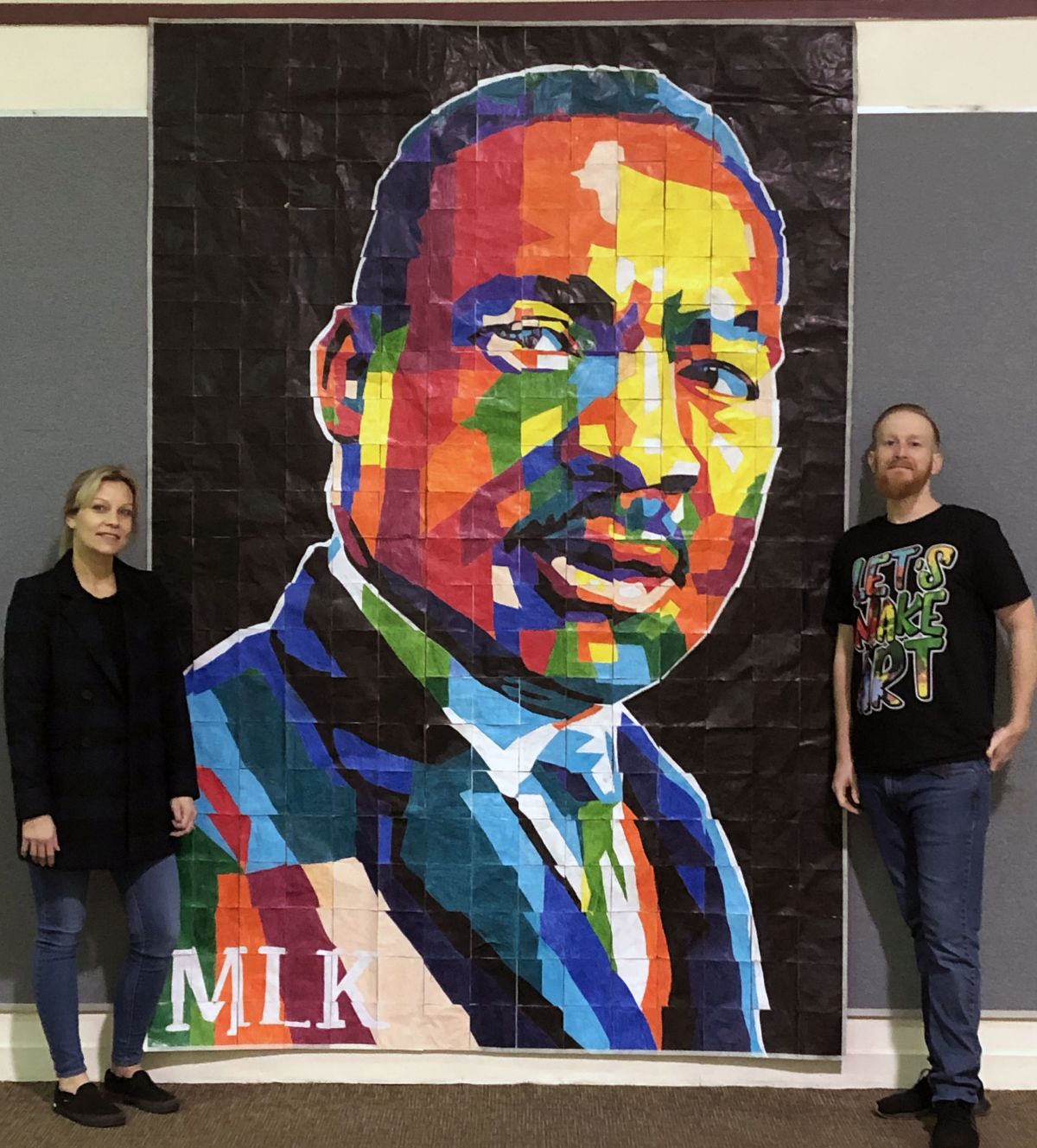 Sixth-Grade Artists Create MLK Mural | News Details