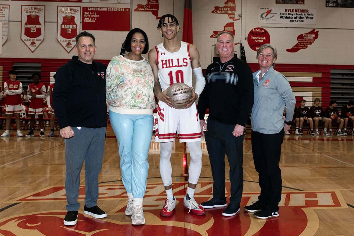 West Basketball Player Frank Wilson Scores 1,000th Point | News Post