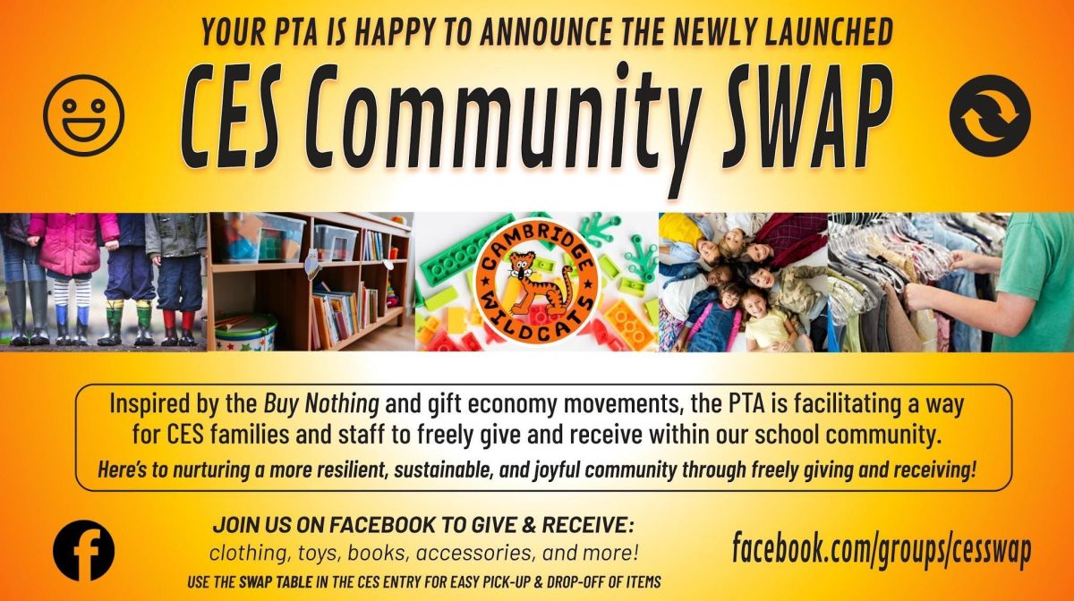CES Community Swap | Details - Cambridge Elementary School