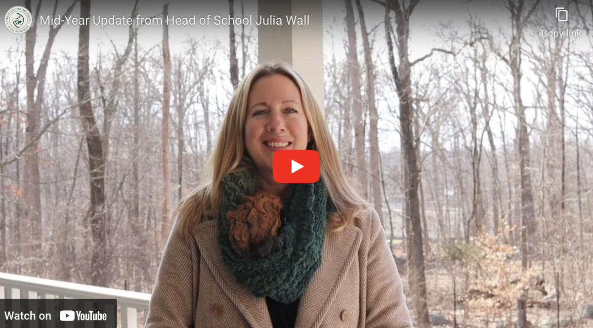 [VIDEO] Mid-year Update from Head of School Julia Wall | News