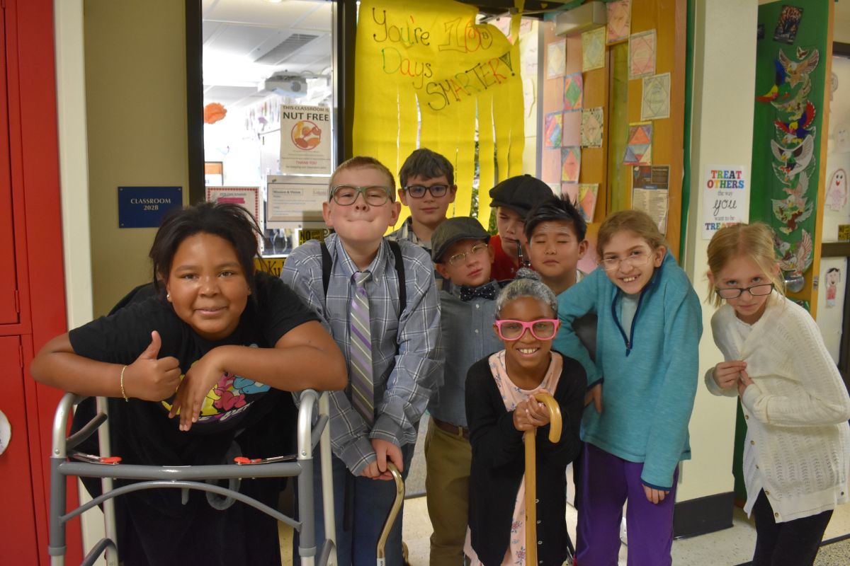 CES students celebrate 100 days of school | District Posts Item