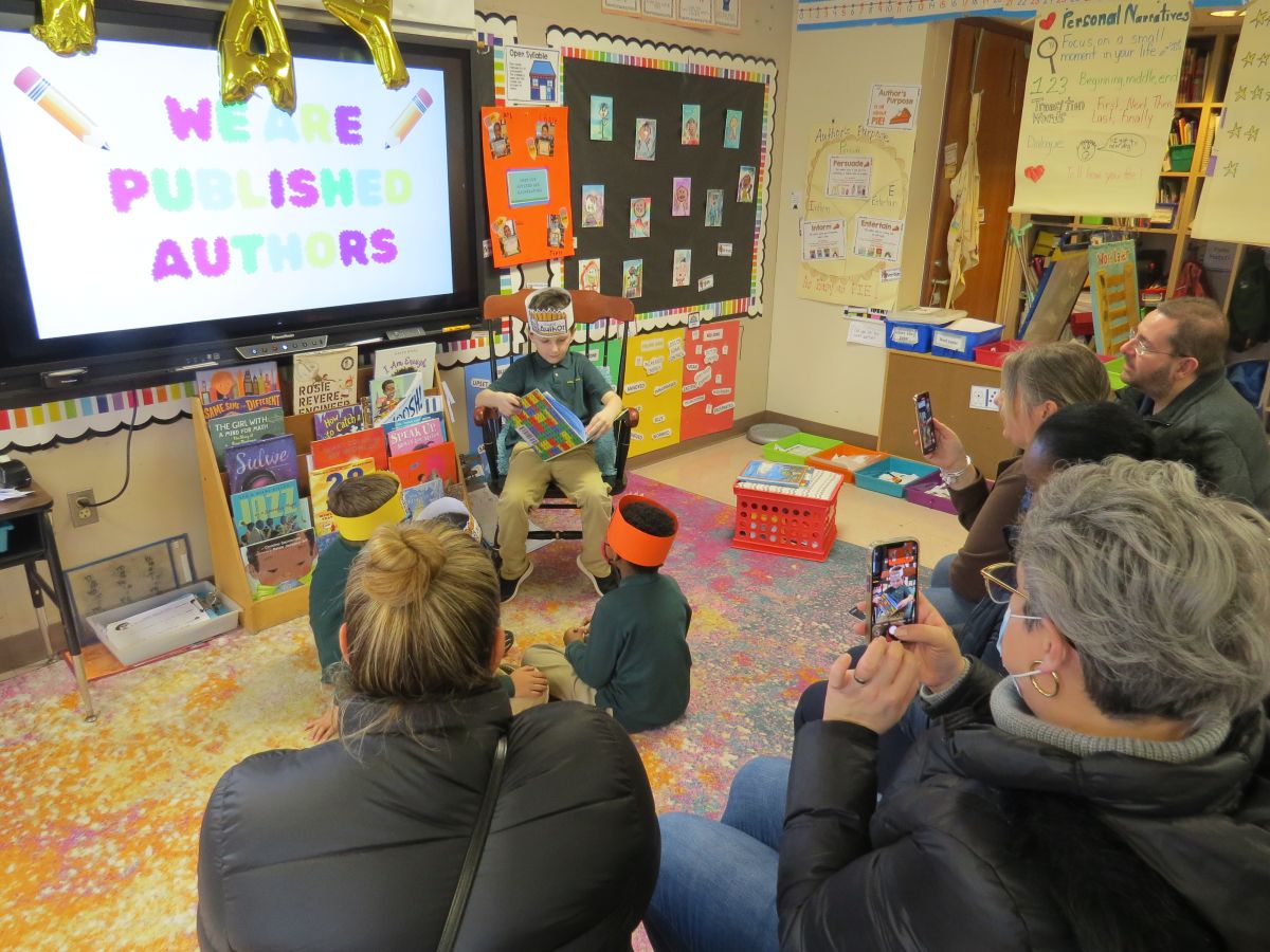 First Graders Share Their Own Published Works | News Posts