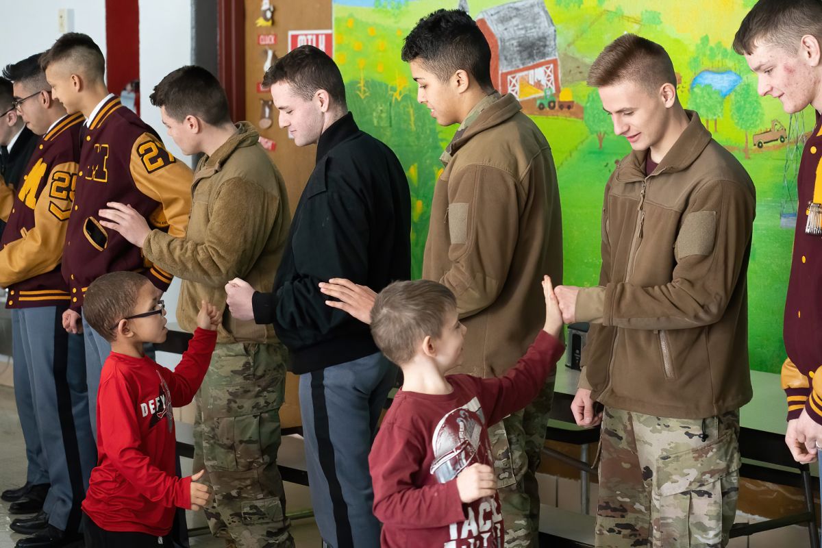 MMA Cadets Serve as Community Role Models Through the Lunch Buddy ...