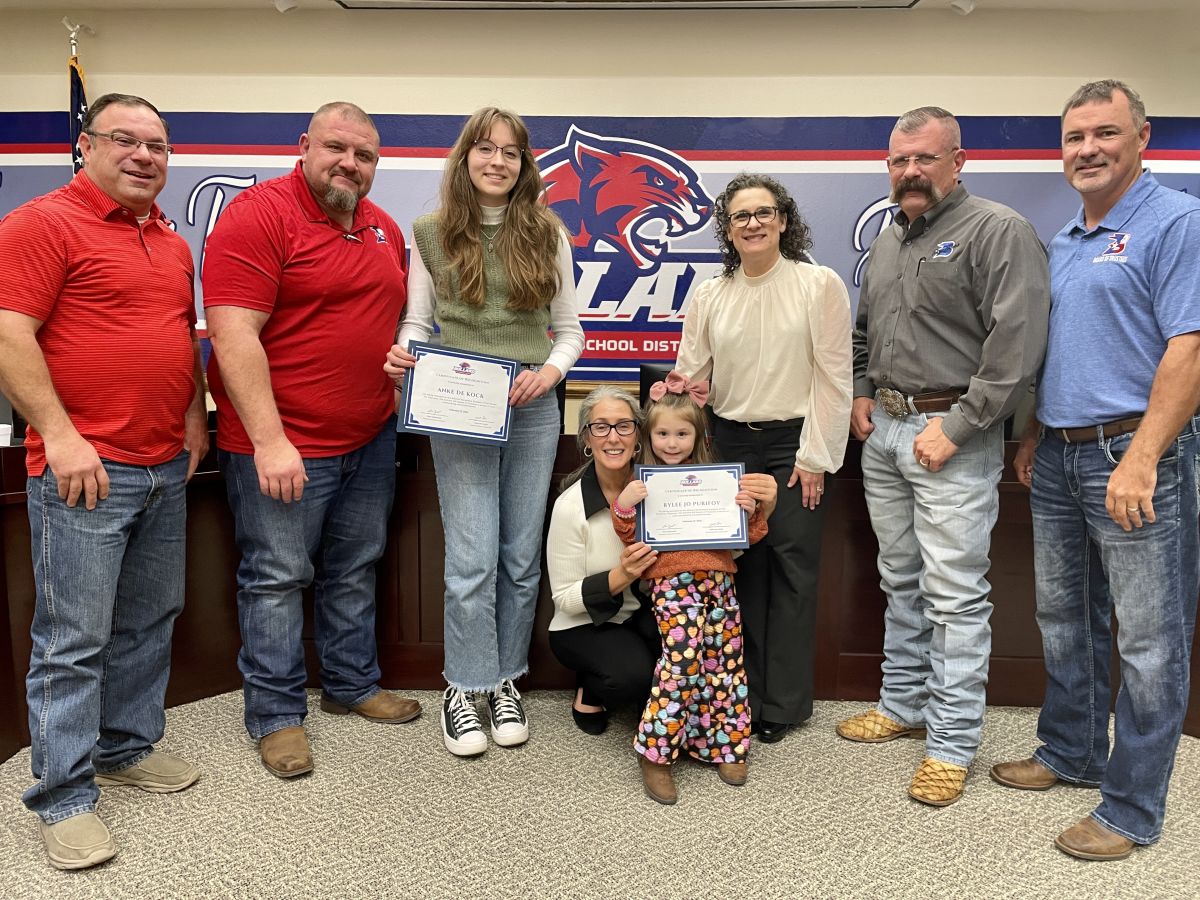 Trustees recognize student achievements during February monthly board ...