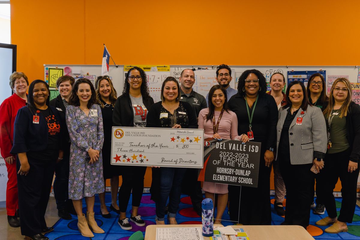 DVISD educators surprised to find out about selection for Teacher of ...