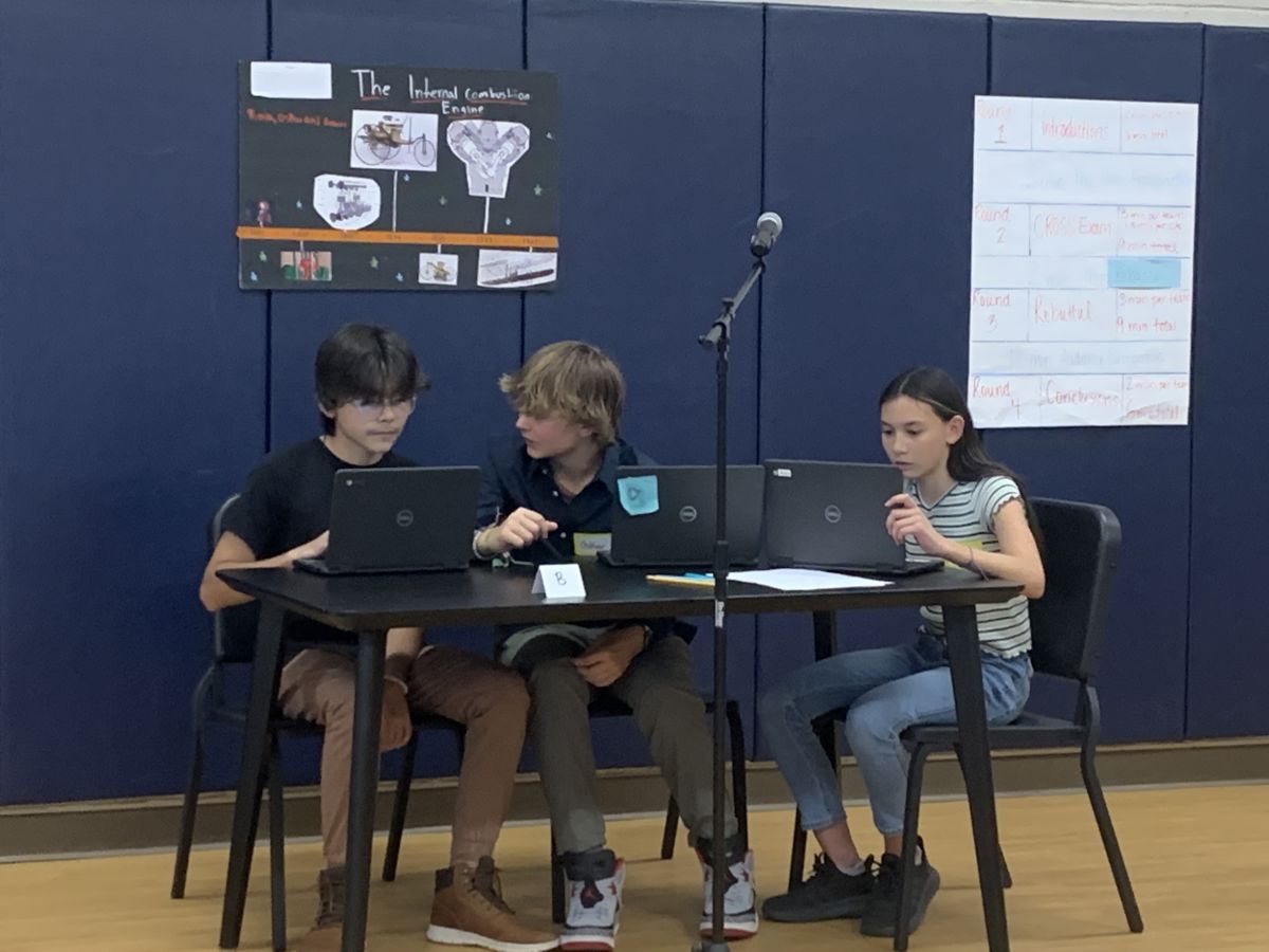 MAC Middle Students Participate In The Great Technology Debate | News Page