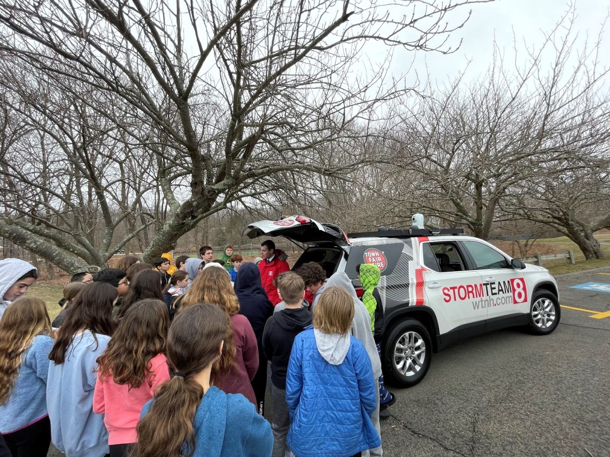 Channel 8 Meteorologist Sam Kantrow Visits Polson - Madison Public Schools