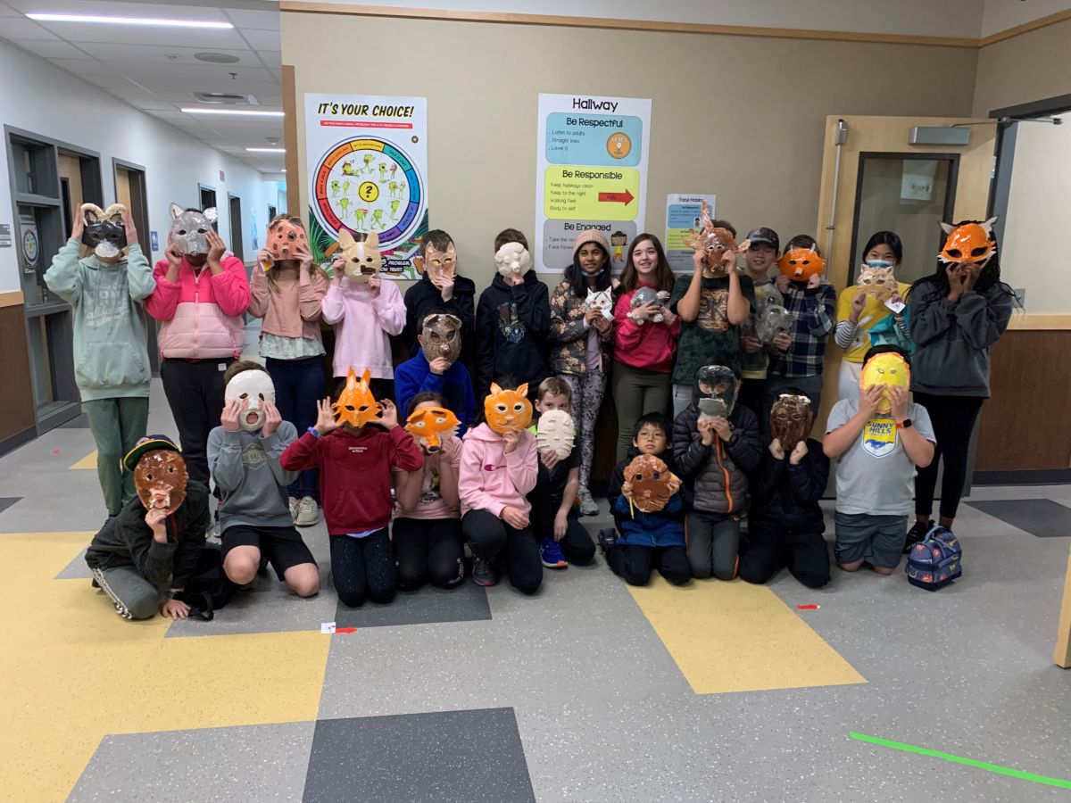 Fifth Grade Makes Clay Masks | News Article - Sunny Hills Elementary School