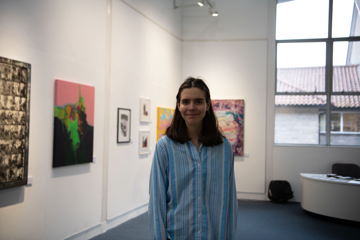 Millfield student arranges art exhibition for local hospital | News Details