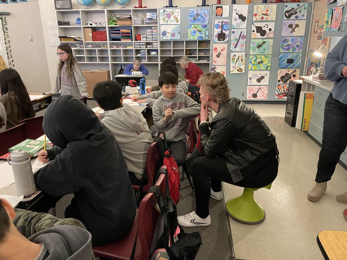 Fifth Grade Novel Writing Project At West Mercer With Author Roz Ray ...