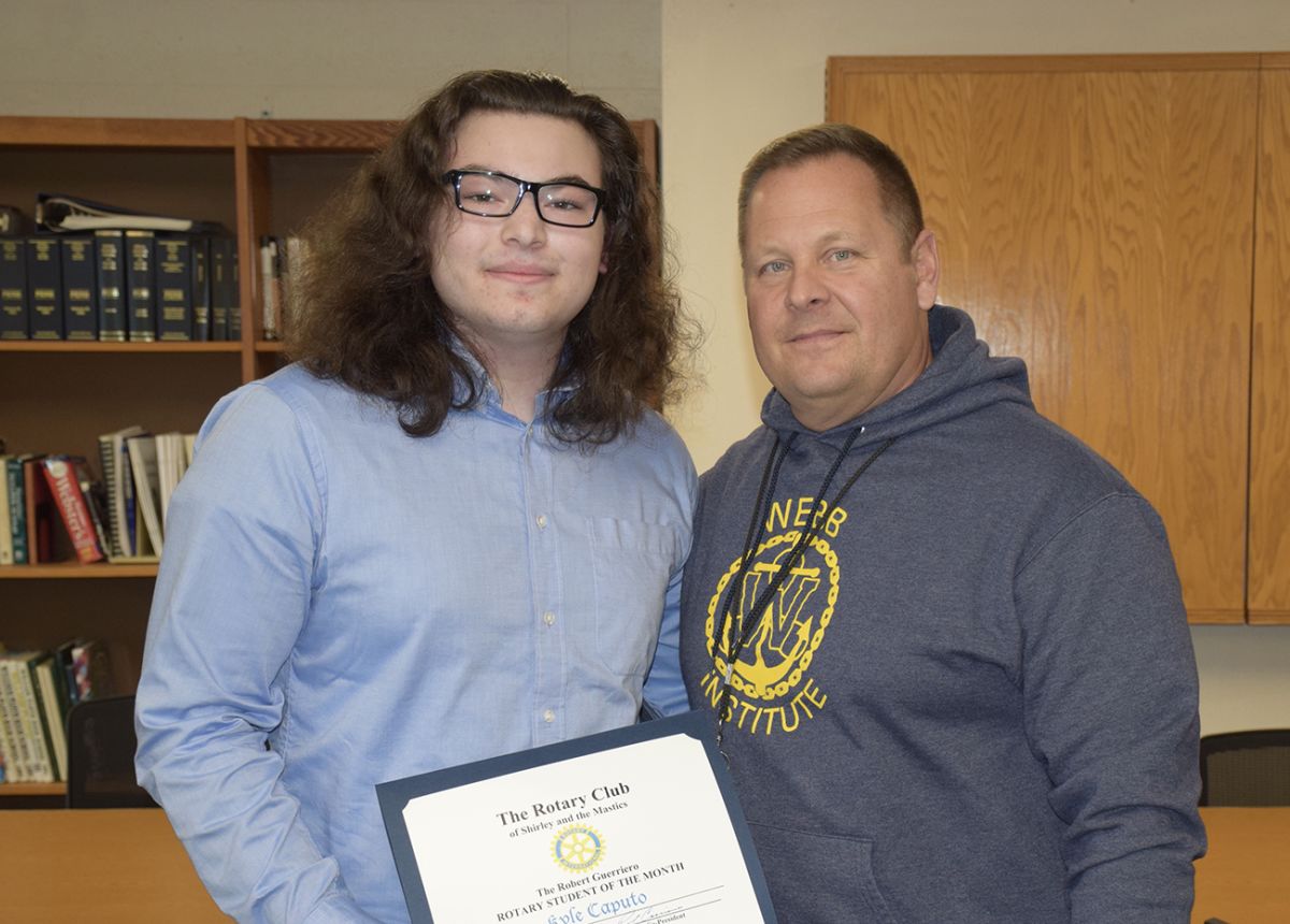 Rotary Club of Shirley and the Mastics Honors WFHS February Student of ...