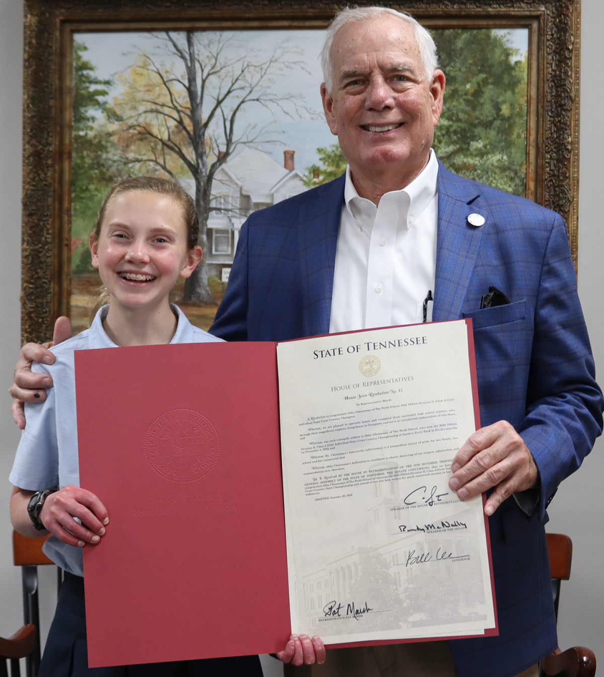 Cheeseman honored with proclamation as TSSAA Division II, Class A Girls ...