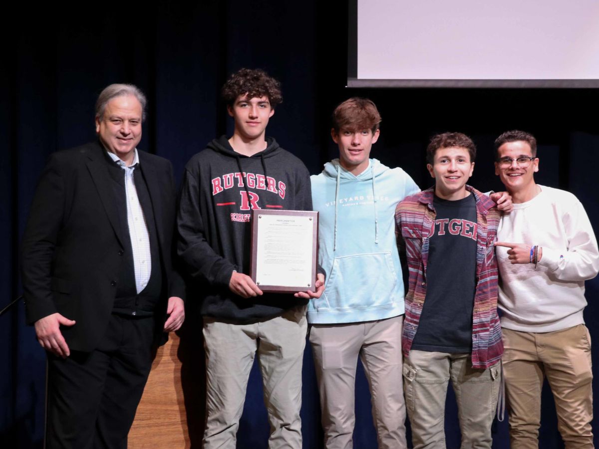 Peapack and Gladstone Mayor Presents Proclamation to GSB Boys' Soccer ...