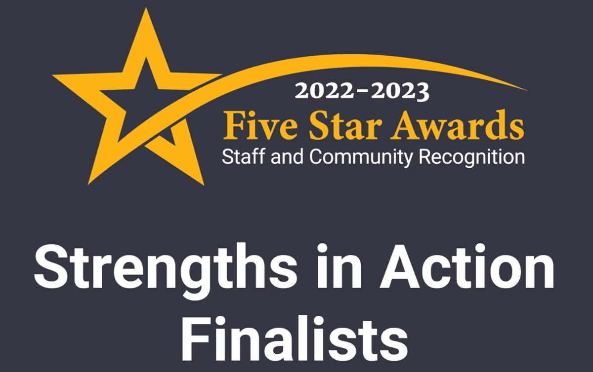 Five Star Staff receive Strengths in Action Awards | News Details
