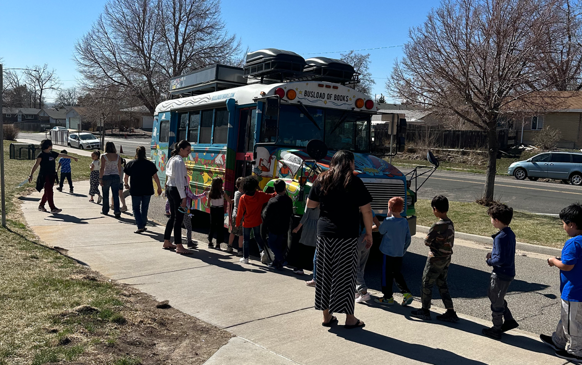 Busload of Books makes a stop in Colorado at McElwain | Details ...