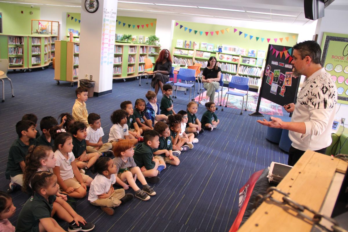 Visiting Author Inspires Students with Books, Illustrations | News Posts