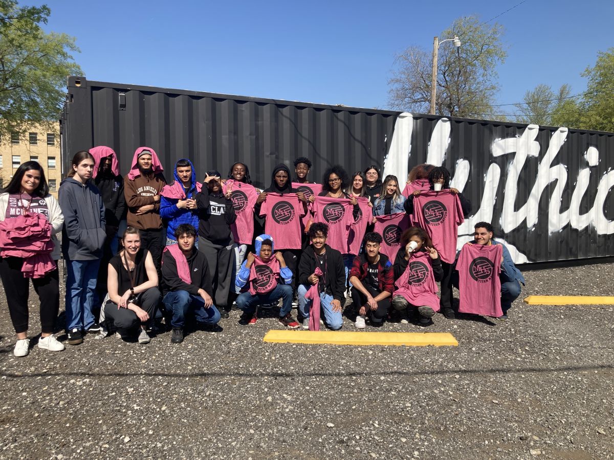 McLain students visit Mythic Press | News Item - Independent School ...