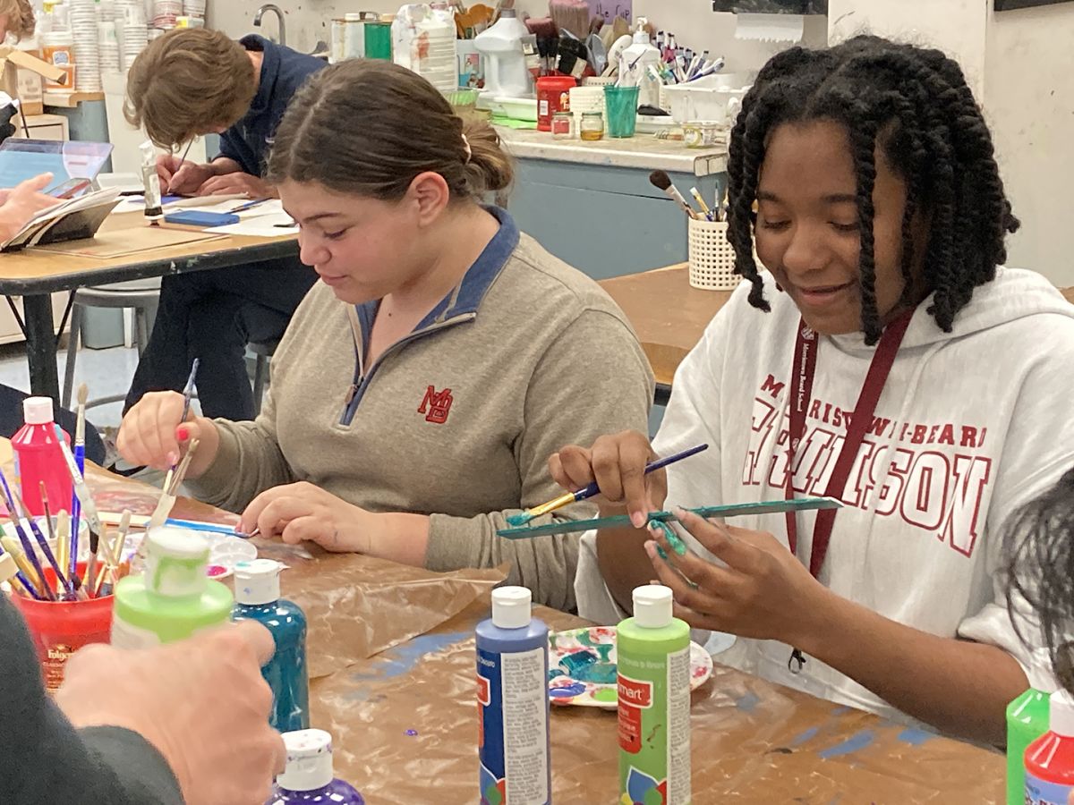 Middle School Garden Club Starts Season by Making Plant Markers ...