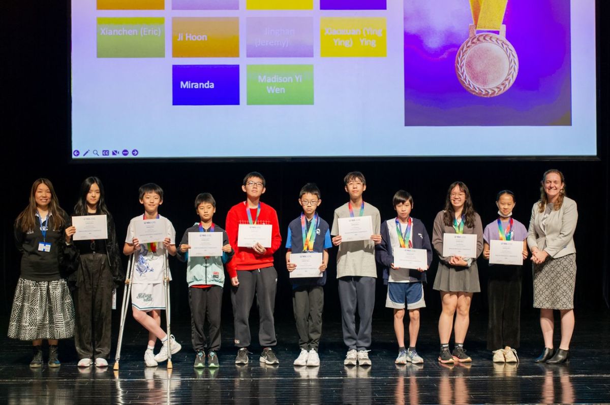 ISB Middle School celebrates math competition achievements! | Stay up ...