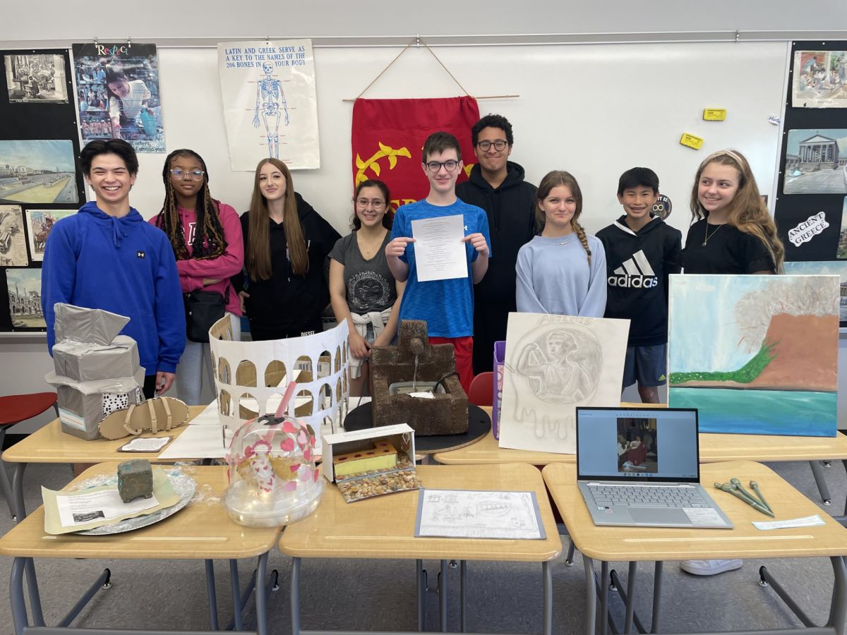 Colonial Middle School students practice carpe diem in Latin ...