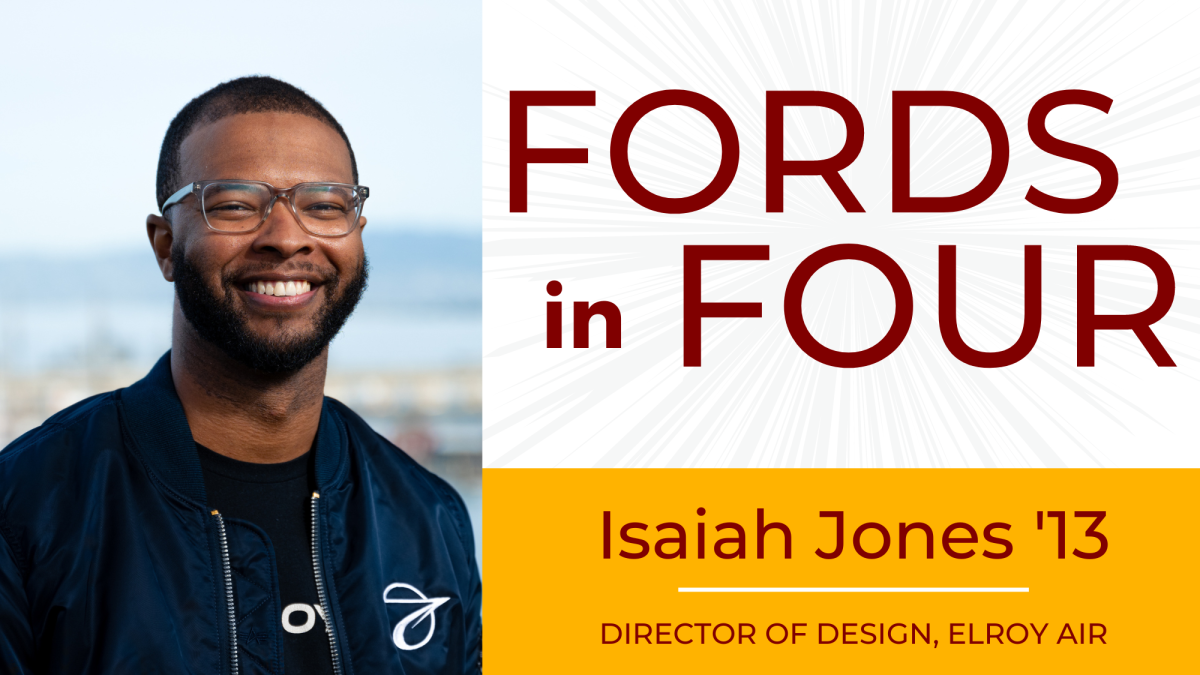Fords in Four: Isaiah Jones ’13 | Blog Post