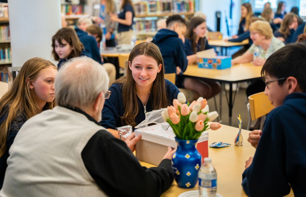 Building Intergenerational Bridges | News Posts - Eastside Catholic School