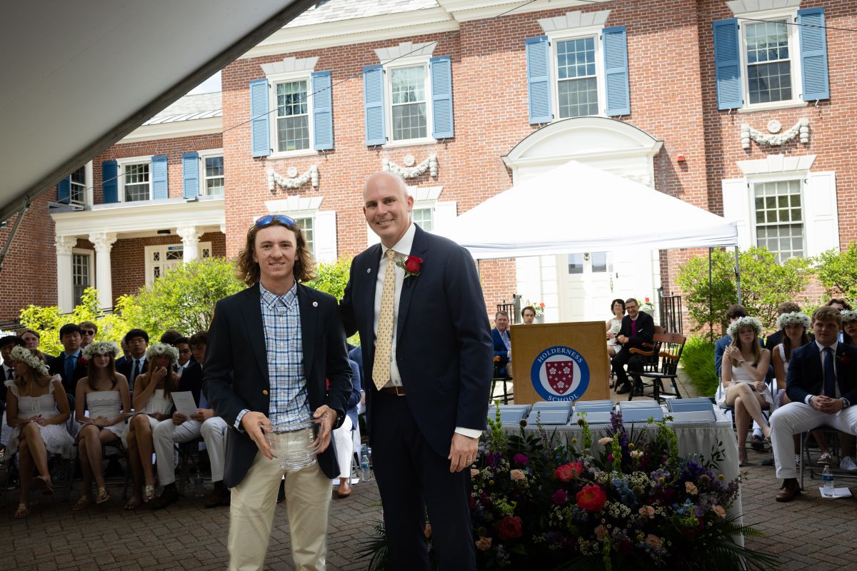 Gus Whitcomb '20 Awarded Rev. B.W. “Pete” Woodward Jr. Prize | story
