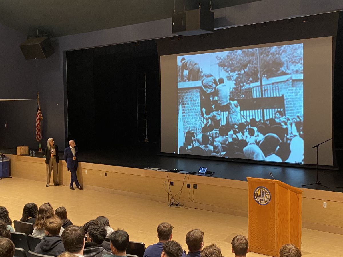 Barry and Barbara Rosen speak to high school students | News Story ...
