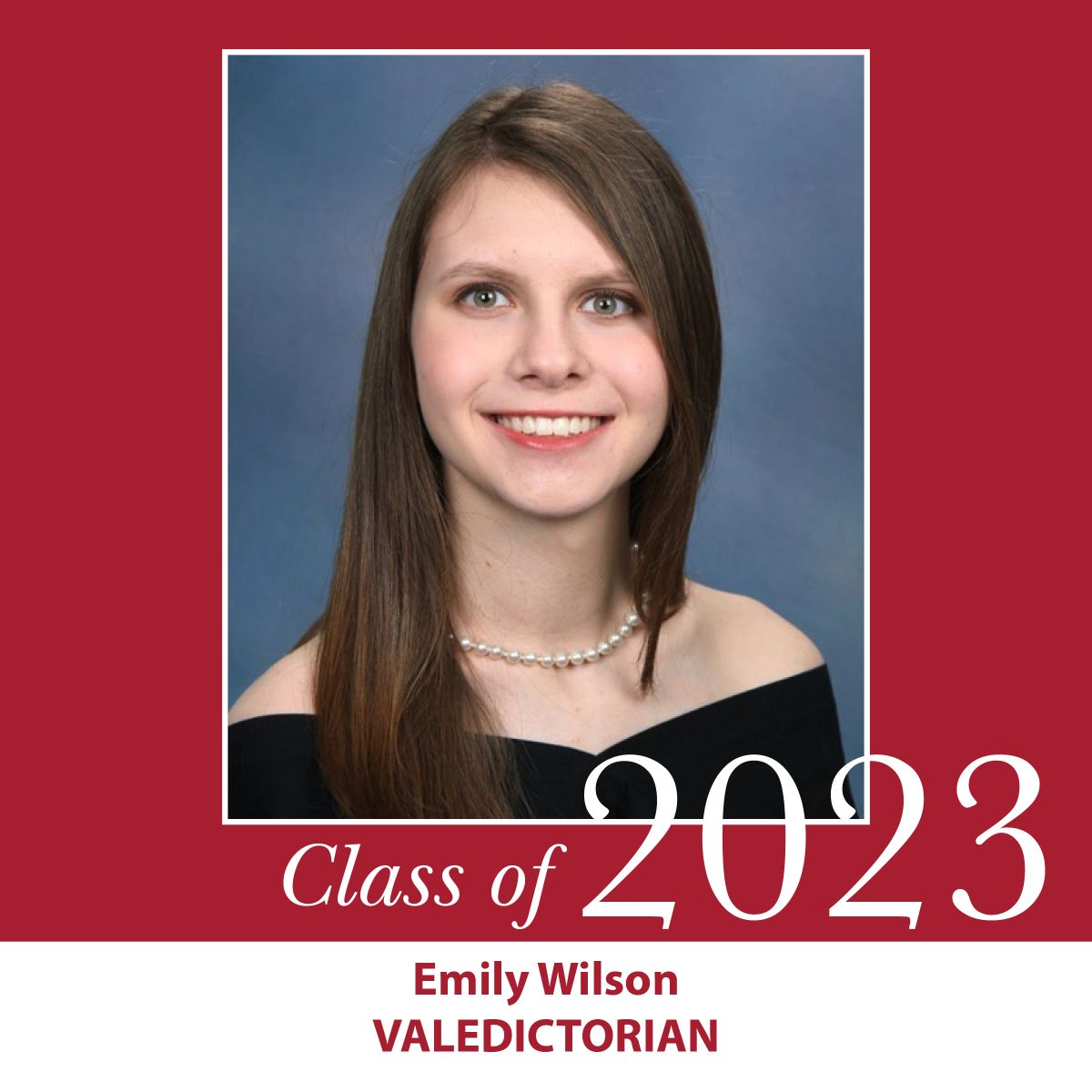 Class of 2023 Valedictorian: Emily Wilson | News Page - Bishop Kenny High School