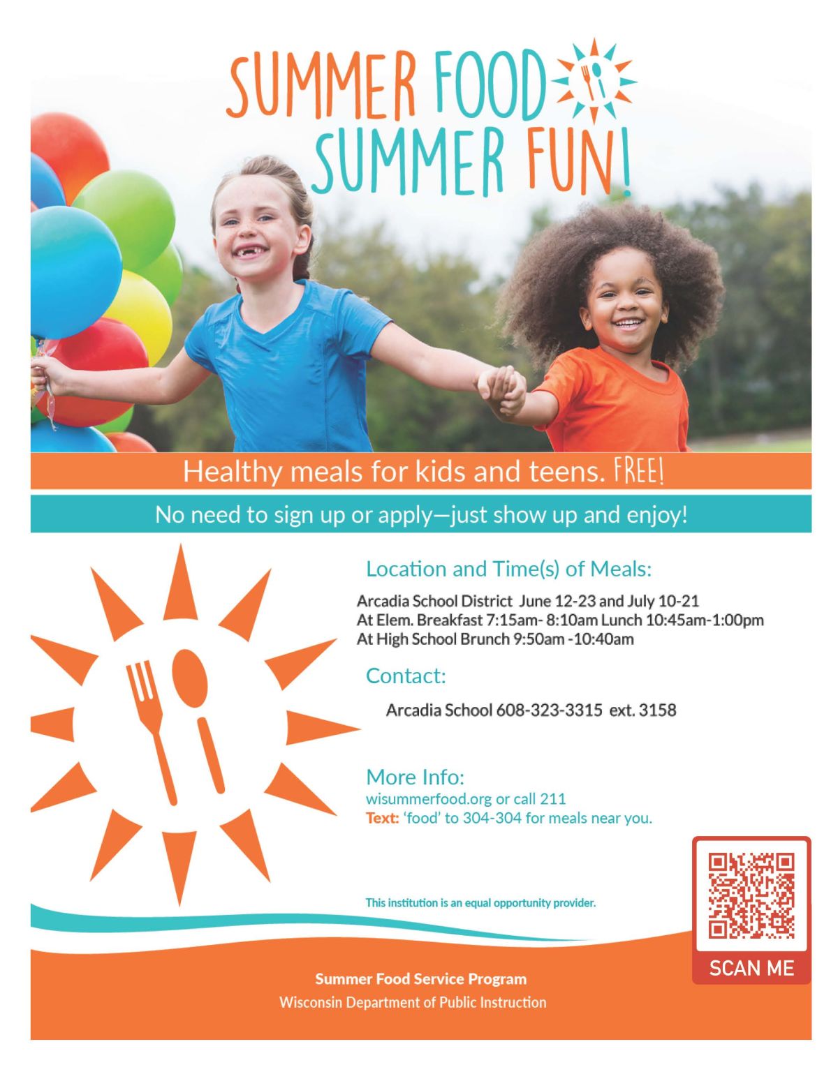 Free summer meals for children 18 years and younger | News