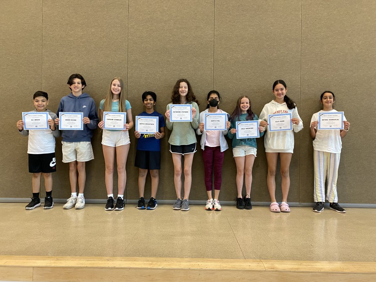Students of the Month | News Article - Pacific Cascade Middle School