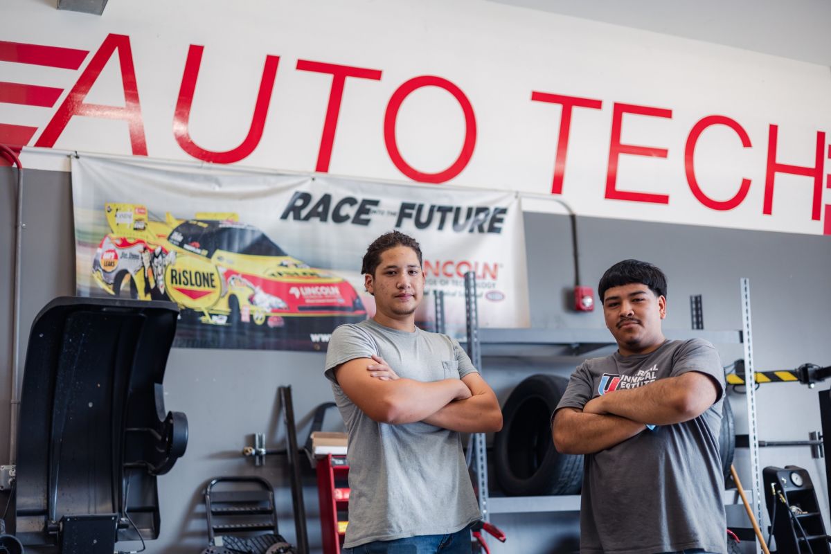 Pair of auto tech seniors earn all 10 industry certifications available ...