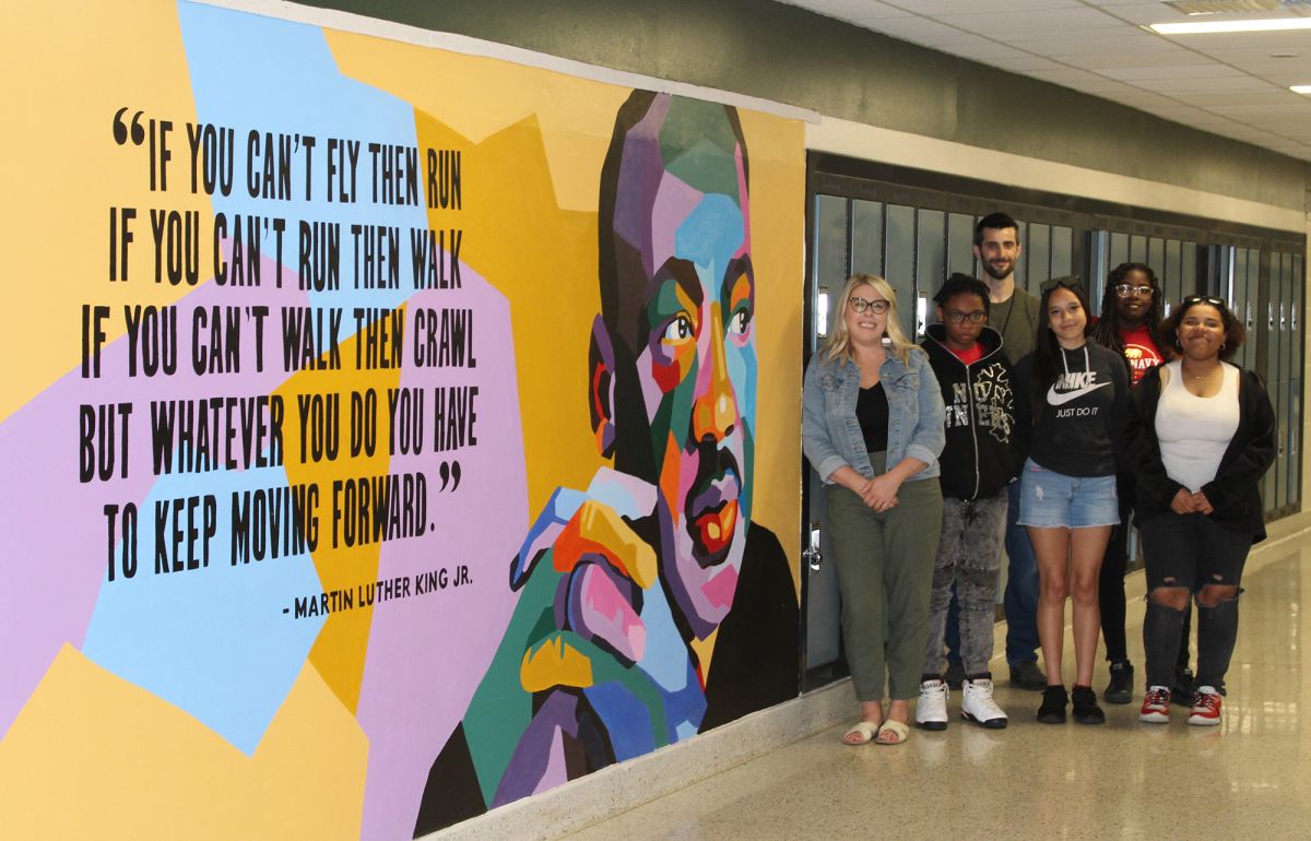 Dr. Martin Luther King, Jr., Mural Completed at William Paca Middle ...
