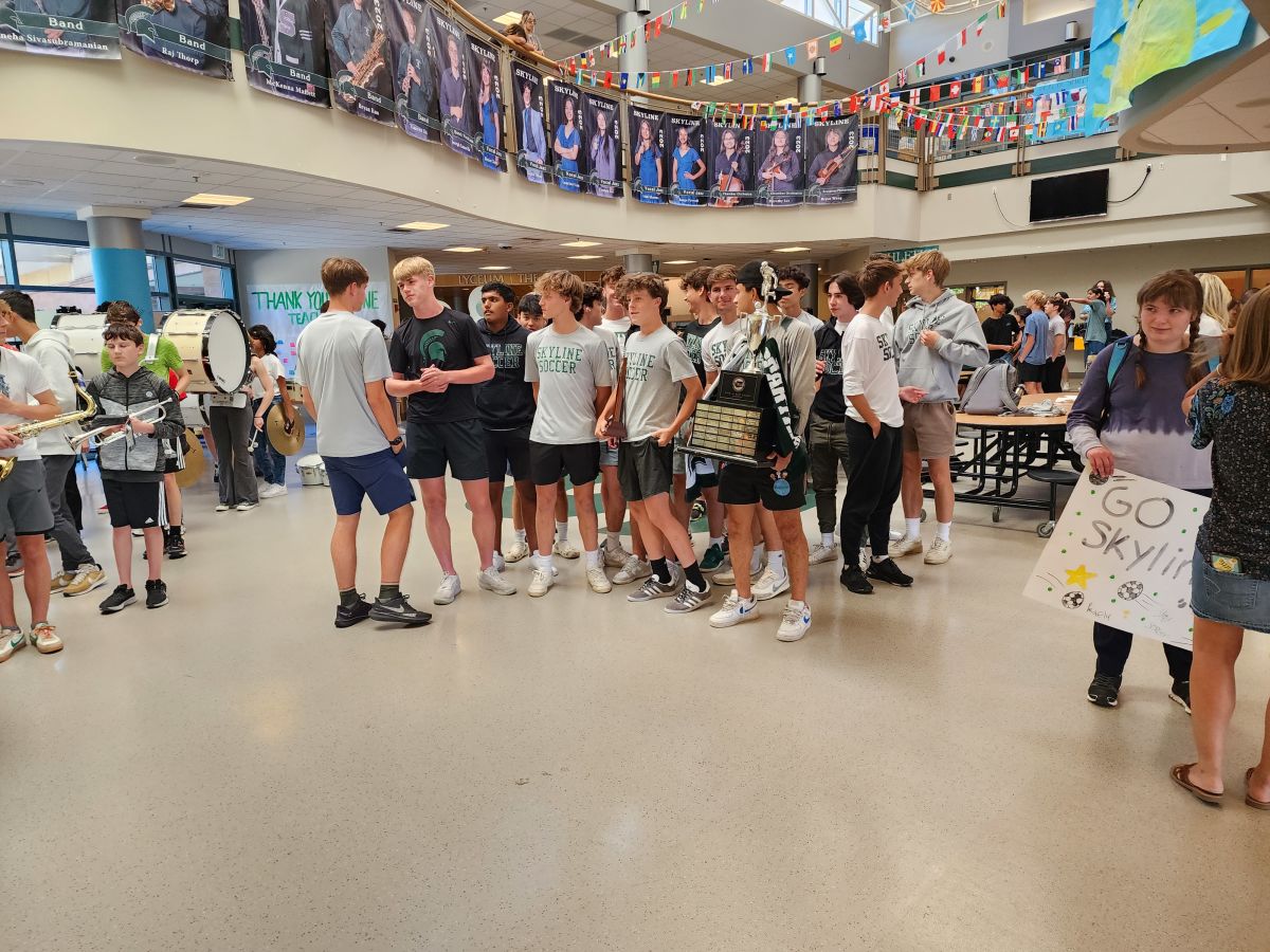 Spirit Walk for State Champs | News Article - Skyline High School