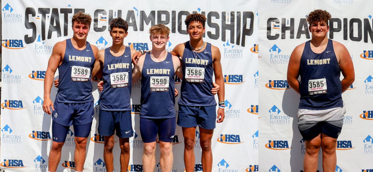 Lemont boys’ track and field matches program record with four state ...