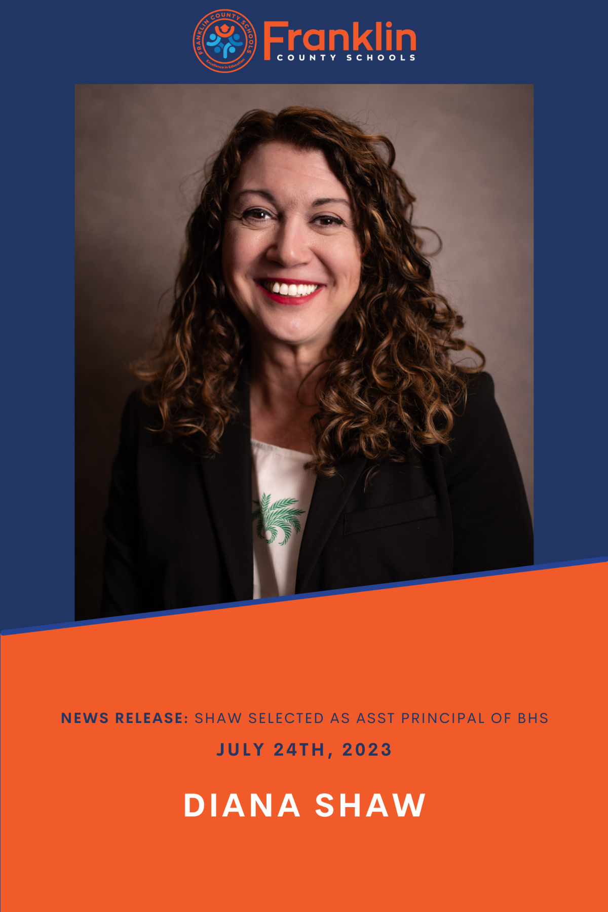 News Release: Shaw Hired as AP for Bunn High School | News Details