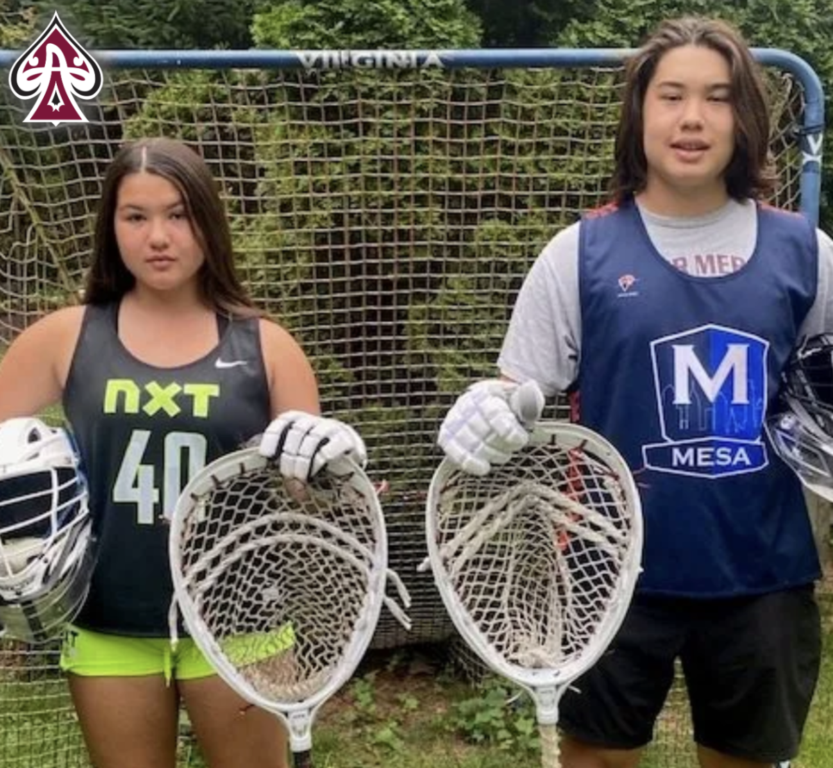 Aces' Lax Brother-Sister Duo Featured by Main Line Media News | Article