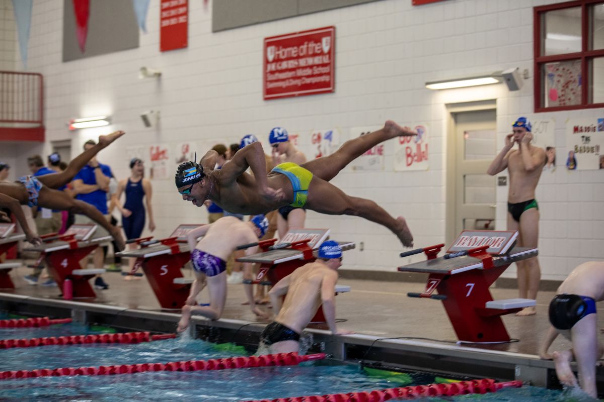 McCallie junior Marvin Johnson Finishes Second in the 50 Free in the Jr ...