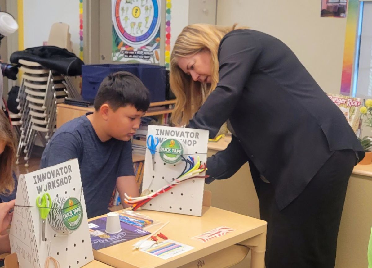 US Patent Director Kathi Vidal Tours Assets School | Details