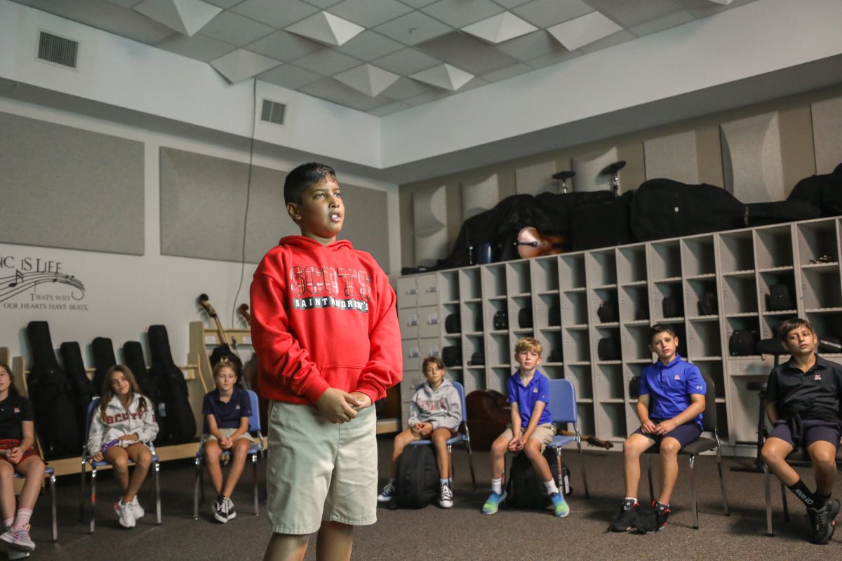 Grade 4 Orchestra Instrument Choosing Ceremony | Scots in Action story