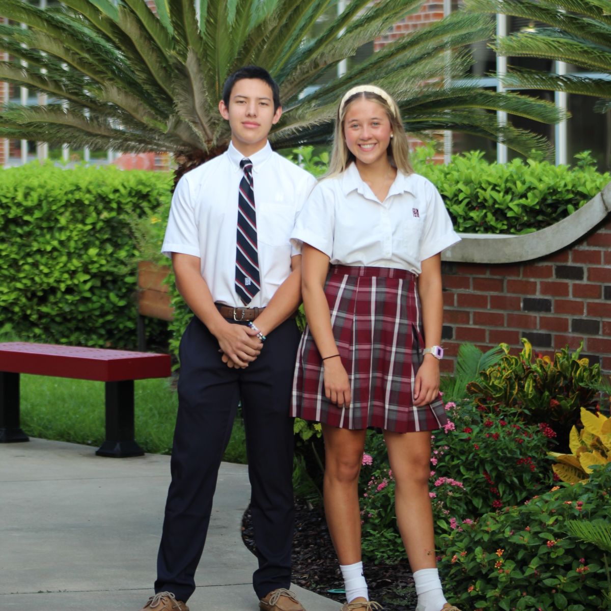 September Students of the Month: Lauren Reichard and Jayce Lam | News Page - Bishop Kenny High ...