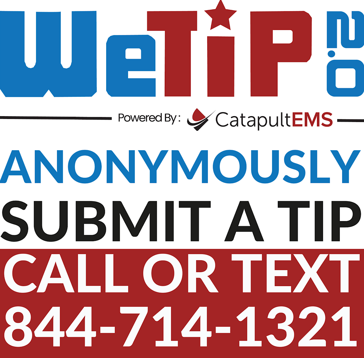 Safety Matters: WeTip Anonymous Reporting System (Tip Line) | Details
