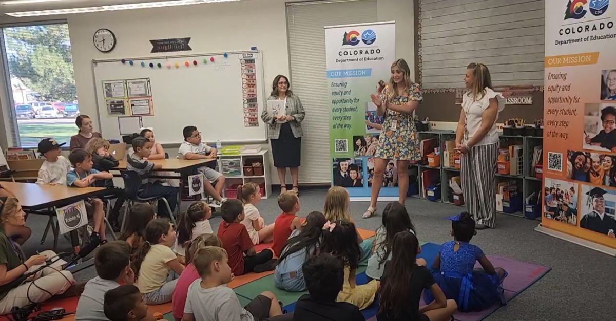 Westview Elementary hosted CDE for major announcement | News Details