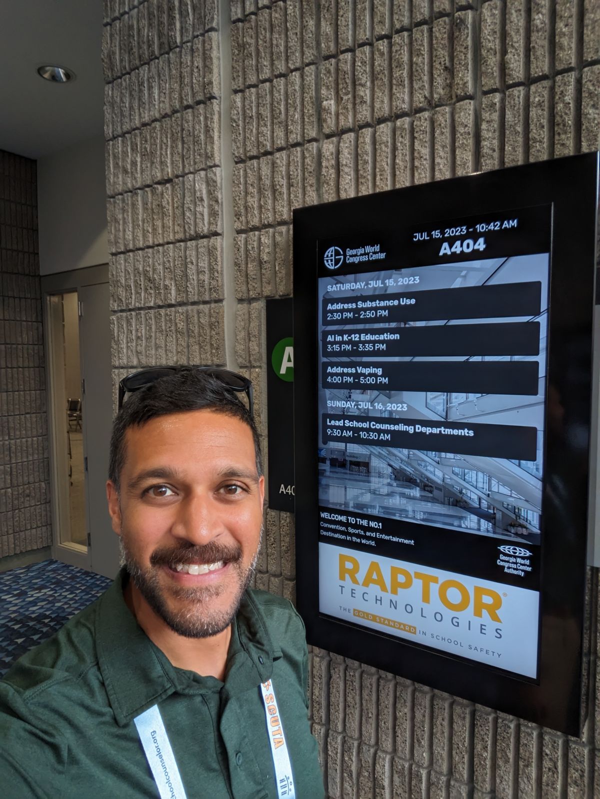 Mr. Patel Attends National School Counselor Conference | Details