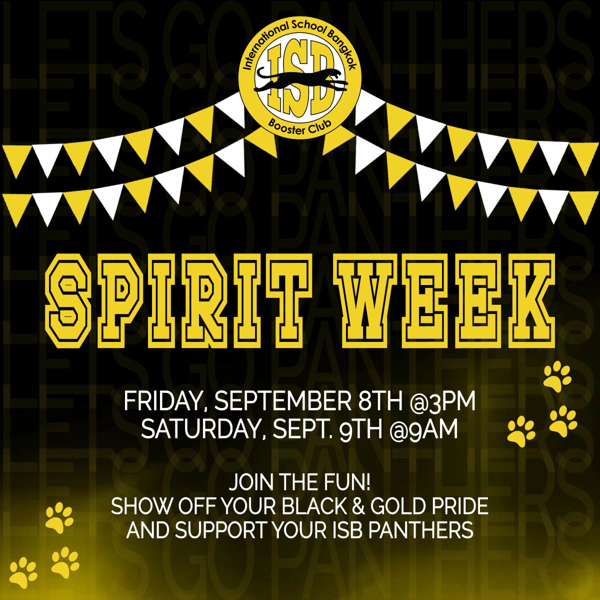 Booster Spirit This Friday & Saturday! | All School News single