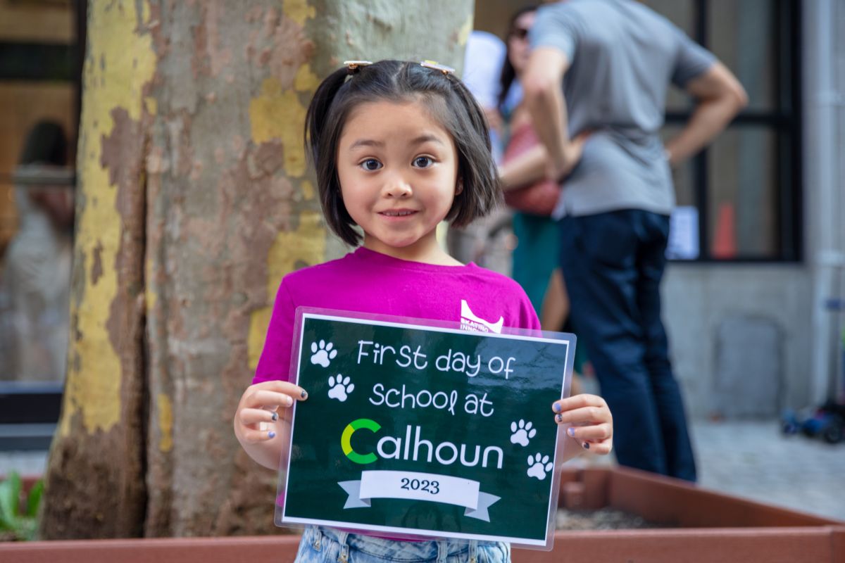 Calhoun Marks First Day of School | (About) Linked Stories - Calhoun School