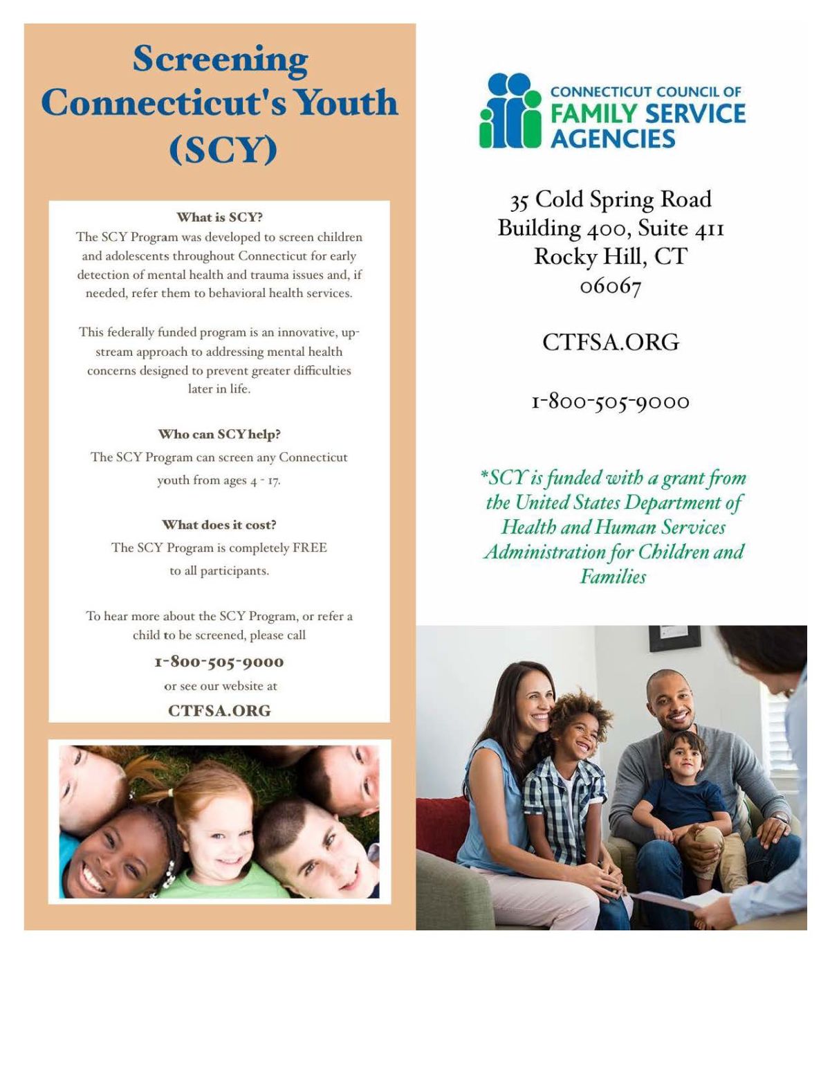 Screening Connecticut's Youth (SCY) - Connecticut Council of Family ...