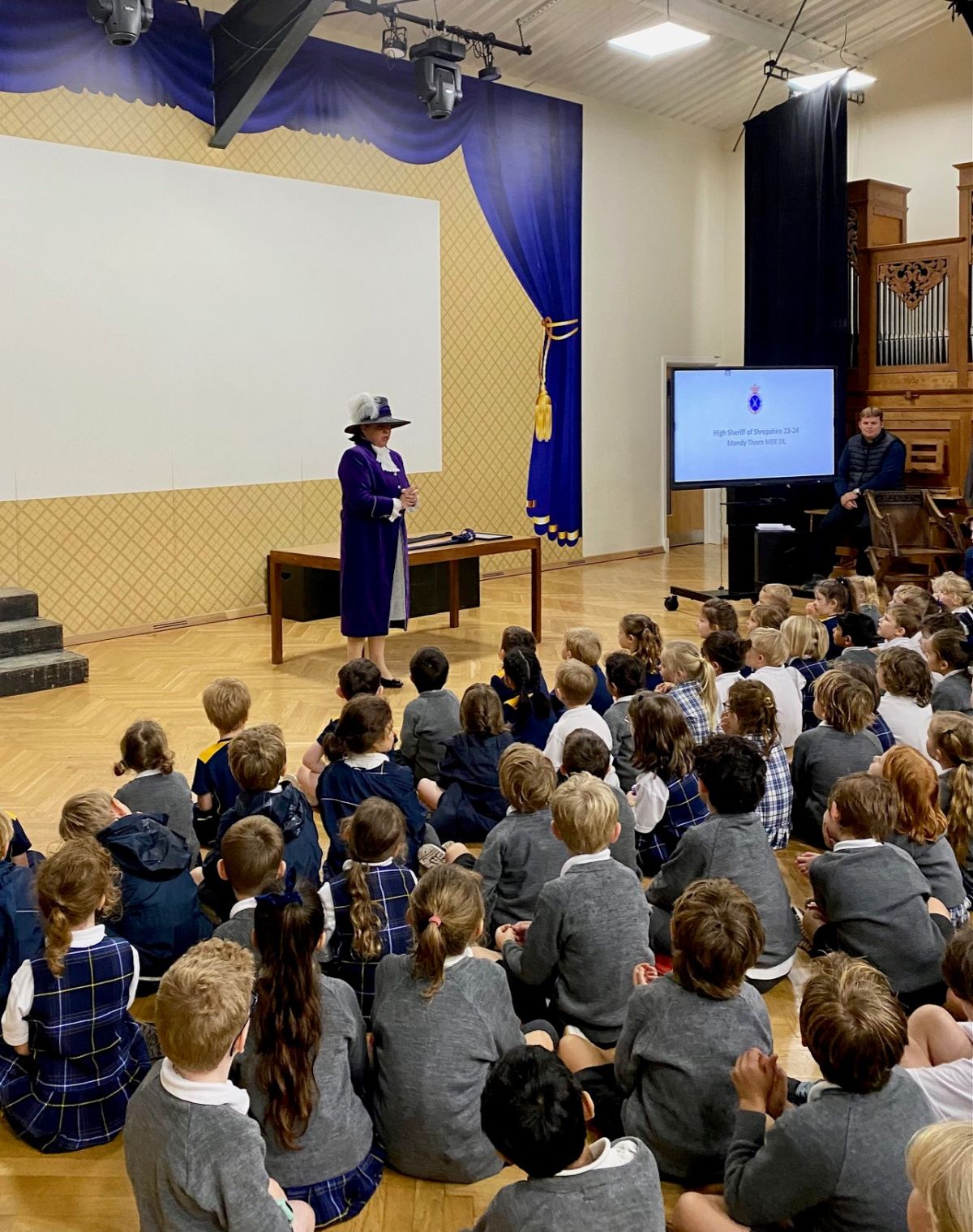 Shropshire's High Sheriff pays Prestfelde a visit | News Details