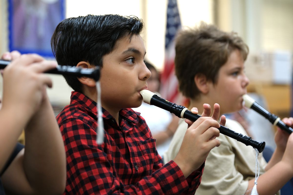 Recorder Lessons in Music Class! | District News Articles